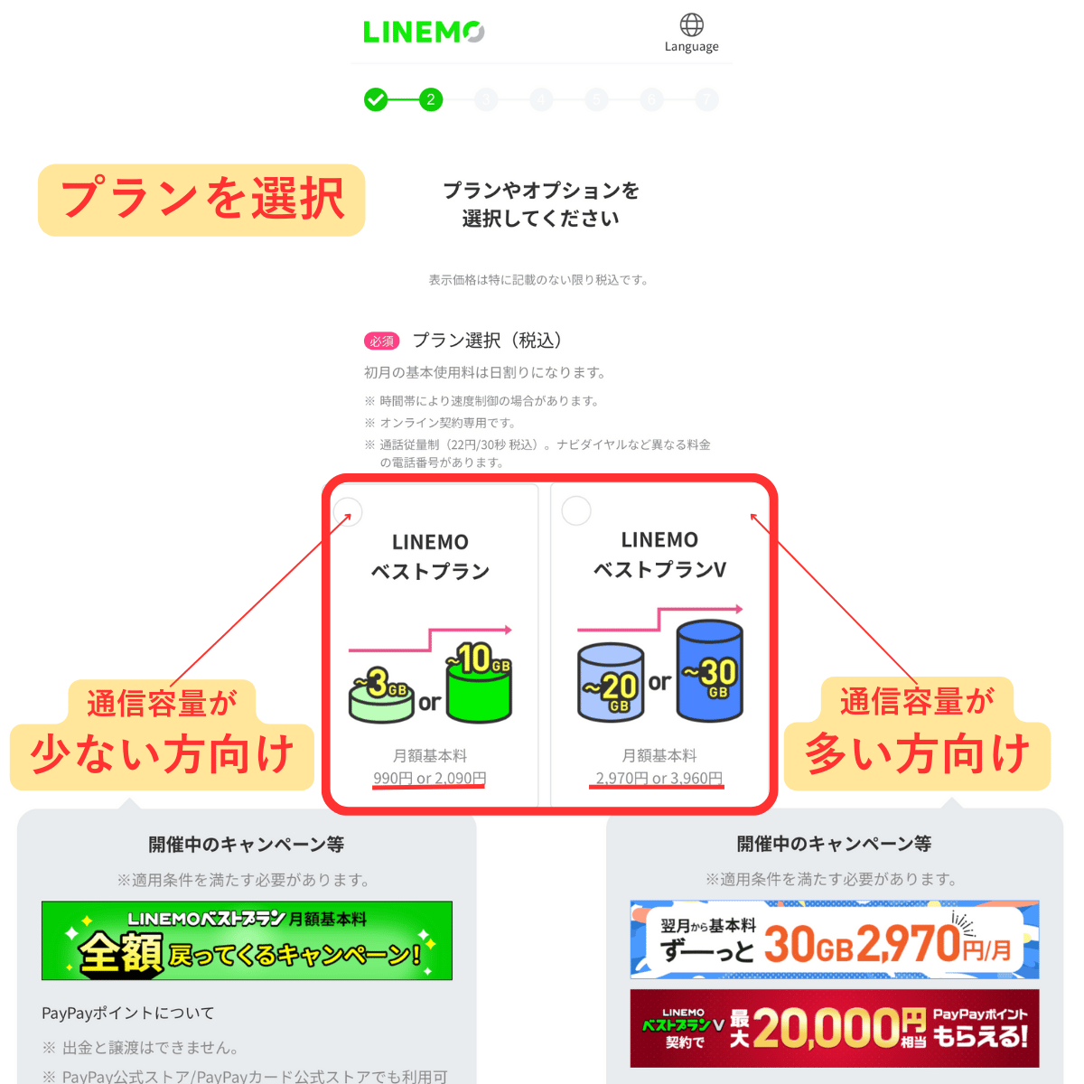 LINEMOの申し込み方法と注意点｜MNPや新規契約のキャンペーンも解説！
